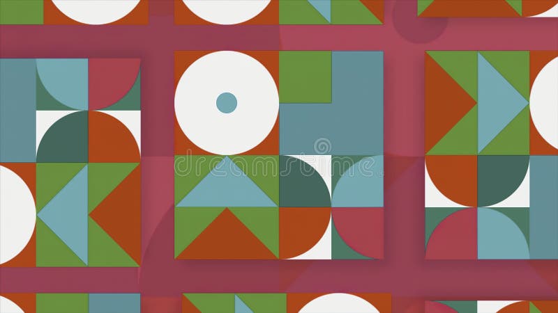 Stylish Animation with Colorful Geometric Shapes. Motion Stock ... Stylish Animation with Colorful Geometric Shapes. Motion Stock ...