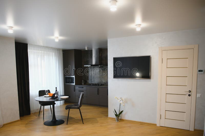 Stylish Apartment Interior. Idea for Home Design Stock Photo - Image of ...