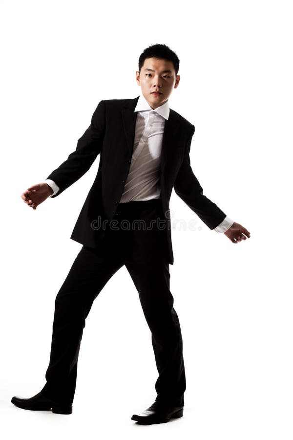Stylish Asian Young Man in Formal Attire Stock Image - Image of ...