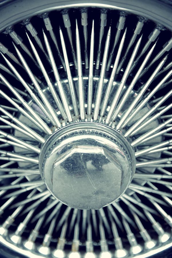 Stylish Automotive Wheel with Spokes Stock Image - Image of luxury ...