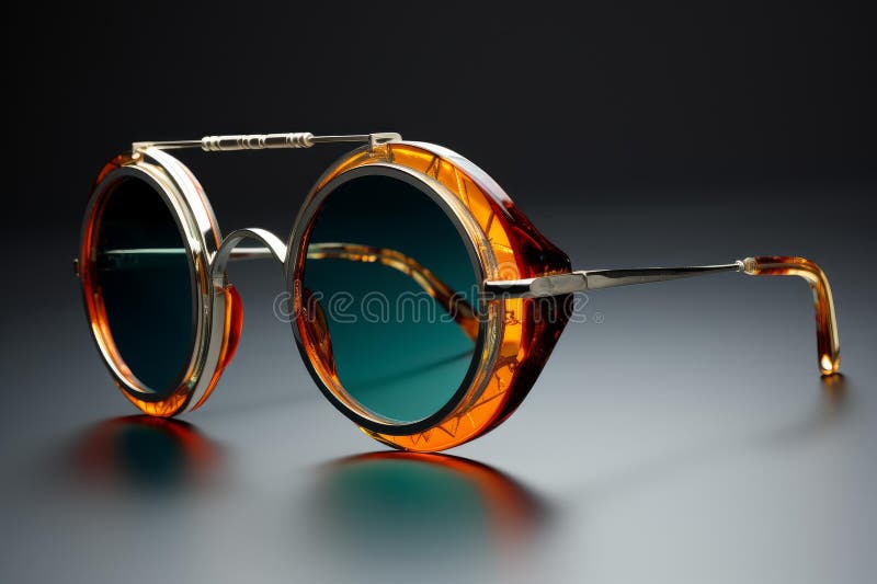 Stylish Aviator Sunglasses. Generate Ai Stock Photo - Image of lens ...