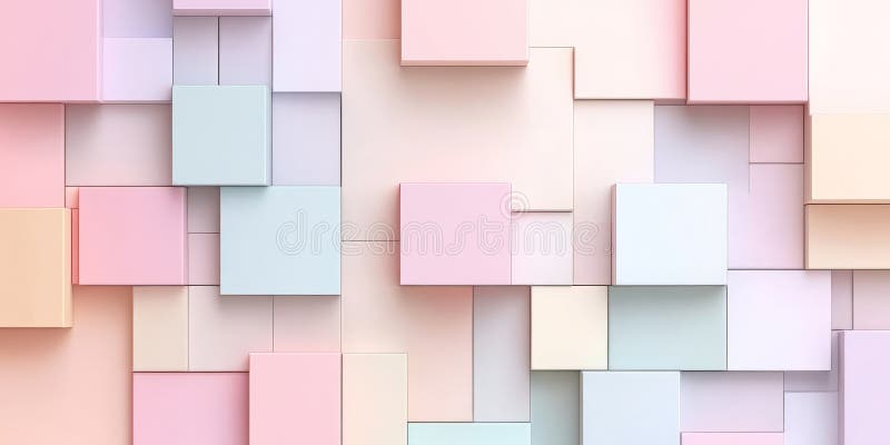 A Stylish Background with Light Color Blocks Arranged in an Abstract ...
