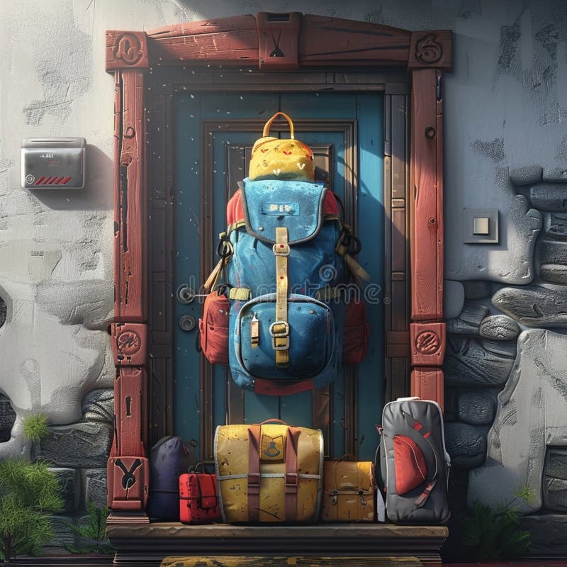 Stylish Backpack with Detachable Luggage Compartment for Easy Access ...