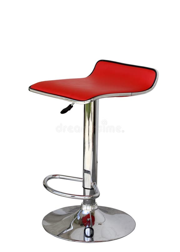 Stylish bar stool. stock image. Image of spinning, cafe - 15934427