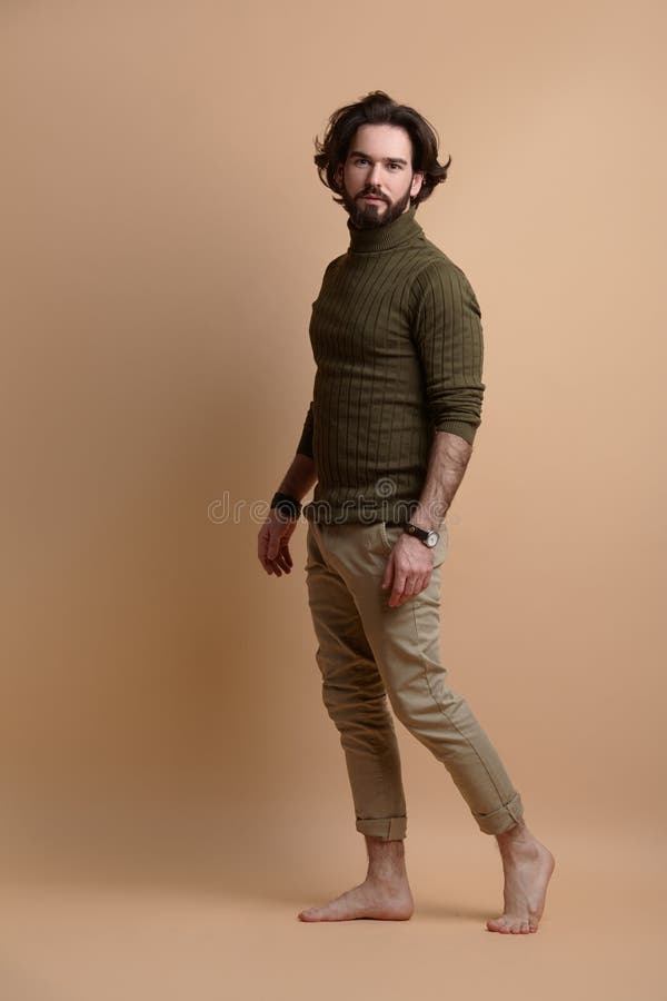 Stylish barefoot man stock photo. Image of style, luxury - 92188908