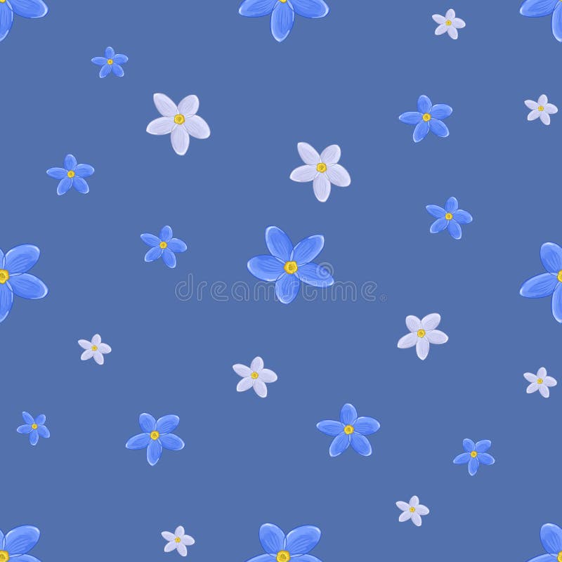 Forget-me-not stock vector. Illustration of backdrop - 29751662