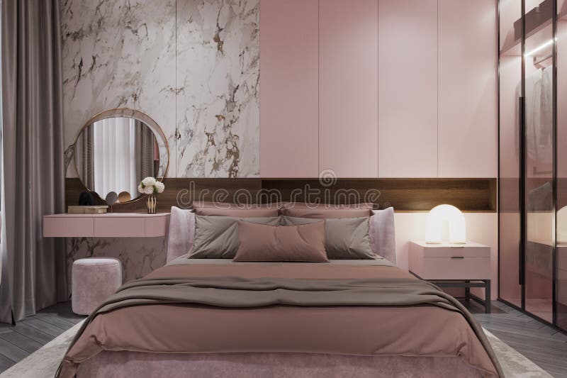 Stylish Bedroom for Smart Living and Home Decor Ornaments, Luxury ...