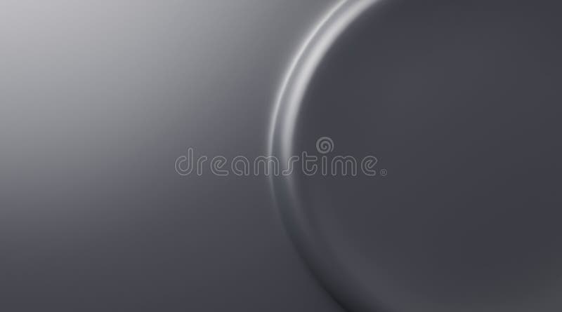Stylish Black Empty Wallpaper with Volumetric Circle Part. 3D Rendering ...