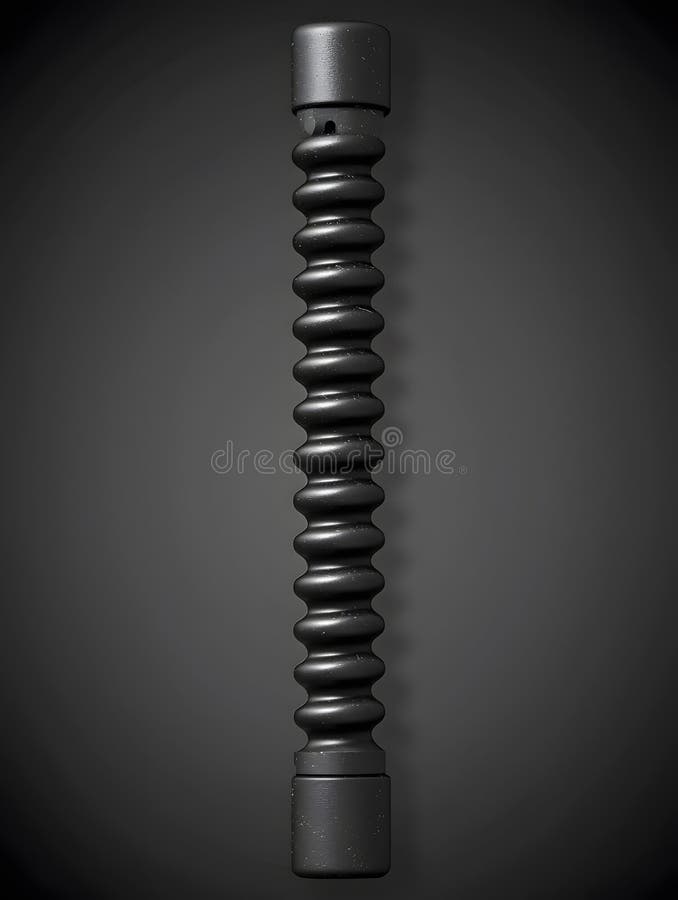 Stylish Black Flexible Exercise Stick Stock Image - Image of smooth ...