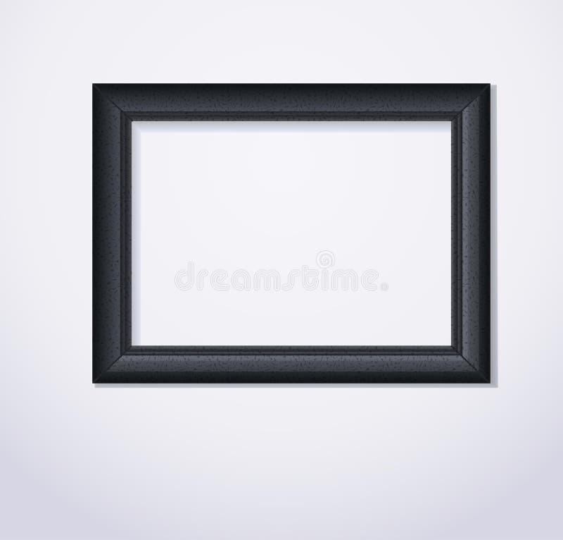 Black photoframe stock vector. Illustration of seamless - 38009251