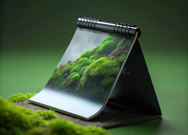 Stylish Black and White Desk Calendar Pad a Minimalist Design with a ...