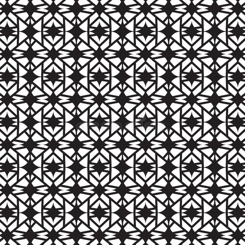 Stylish Black and White Geometric Graphic Pattern Stock Vector ...