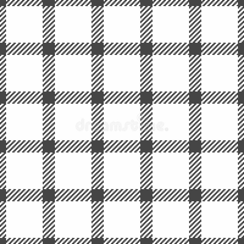 Stylish Black and White Plaid Pattern. Perfect for Textile Design ...