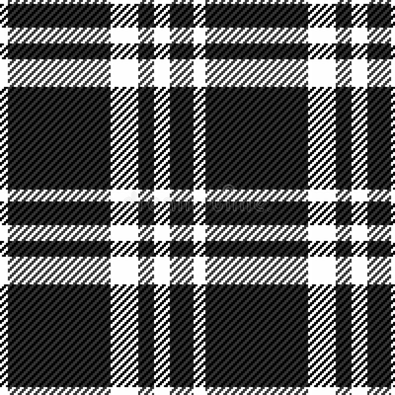 Stylish Black and White Plaid Pattern. Perfect for Textile Designs ...
