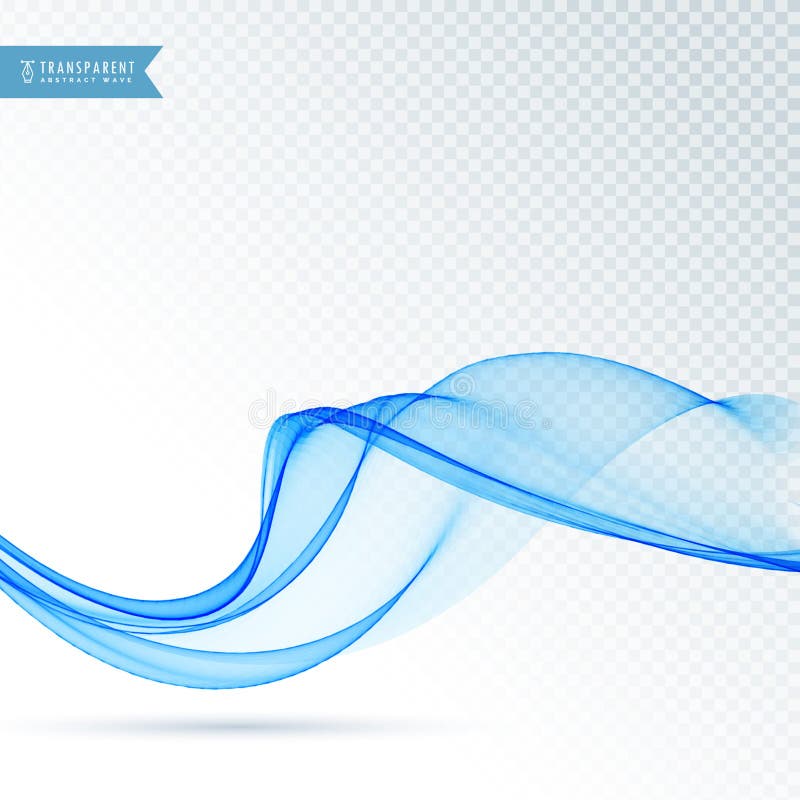 Stylish Blue Flowing Wave Background Stock Vector - Illustration of ...