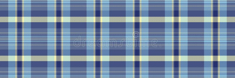 Stylish Blue, Light Blue, and Pale Yellow Plaid Pattern. Perfect for ...