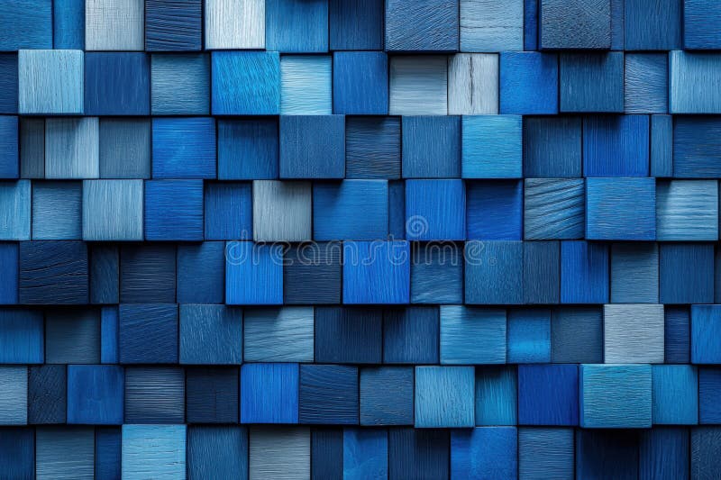 A Stylish Blue Square Background that Suits Modern Design Aesthetics ...