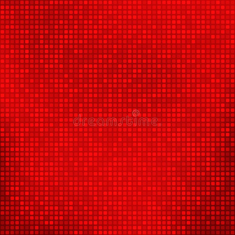 Stylish Bright Red Abstract Background with Tiny Squares Stock Vector ...