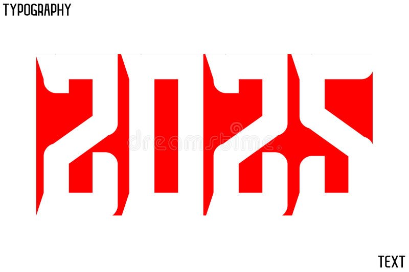 2025 of Stylish Brush Typography Text on White Background Stock ...