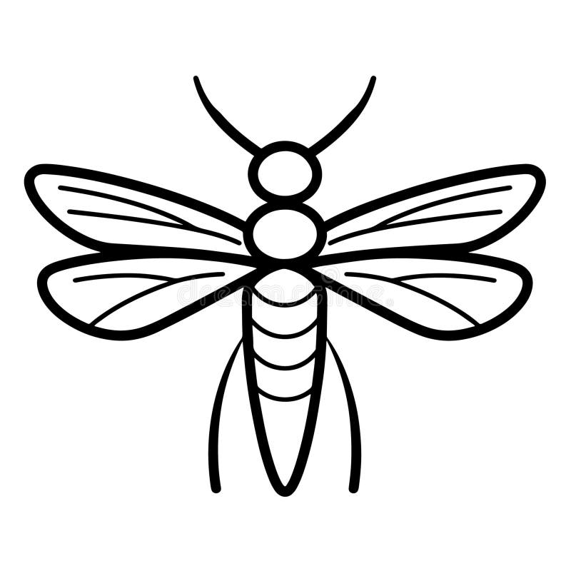 Stylish Bug Outline Icon in Vector Format for Insect-themed Designs ...