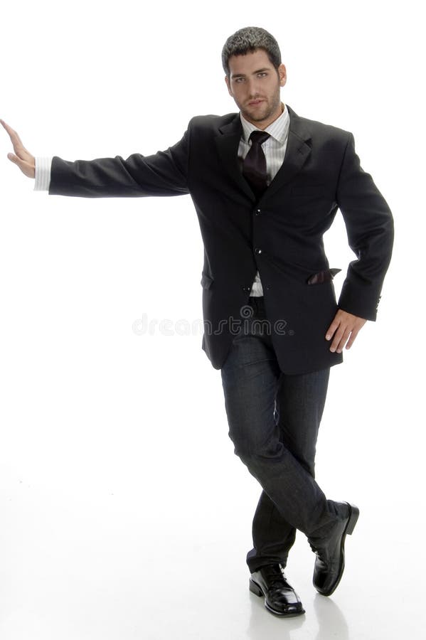Stylish businessman posing stock image. Image of career - 6549903