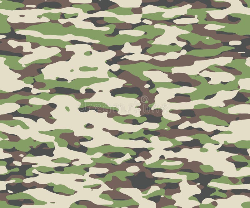 Stylish Camouflage Seamless Pattern, Trendy Colors Camo Patterns Stock ...