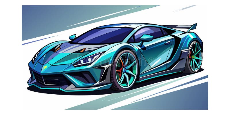 Modern Car Vector Illustration: Stunning Design Isolated Stock Vector ...