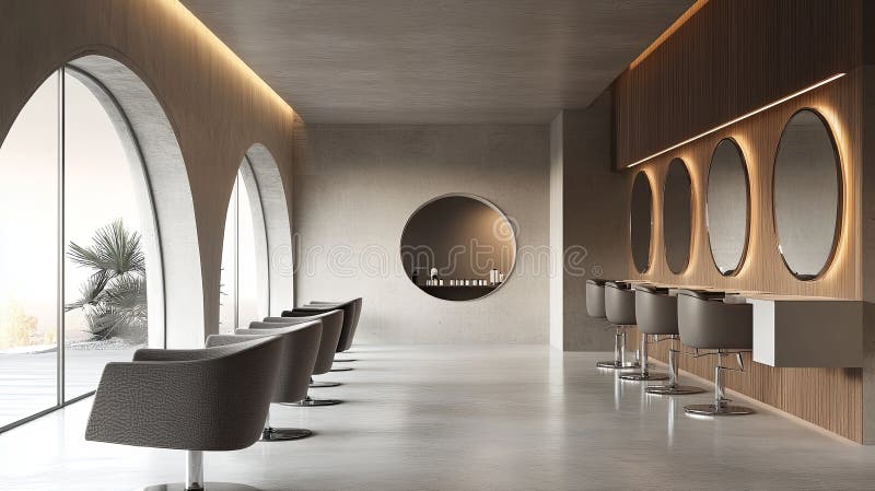 A Stylish Catalog Featuring Advanced Salon Equipment with Minimalist ...