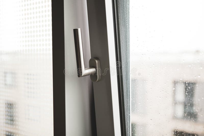 Chrome window frame stock illustration. Illustration of architecture ...