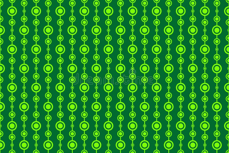 Stylish Circles and Dots on Vertical Lines Pattern Stock Vector ...