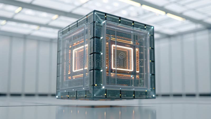 Stylish Computer Case Positioned on Table Surrounded by Modern Tech ...