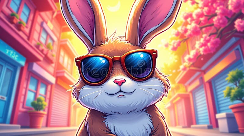 Eastern Bunny stock illustration. Illustration of dynamic - 359730976