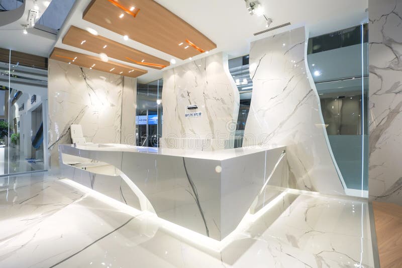 Stylish Contemporary Luxury Interior Design with Marble Surfaces ...