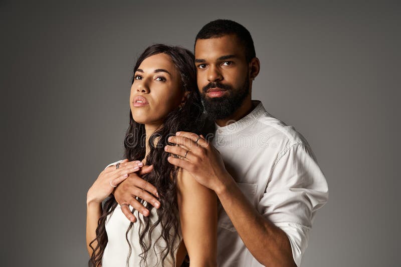 Stylish Couple Captures Love and Romance Stock Photo - Image of elegant ...