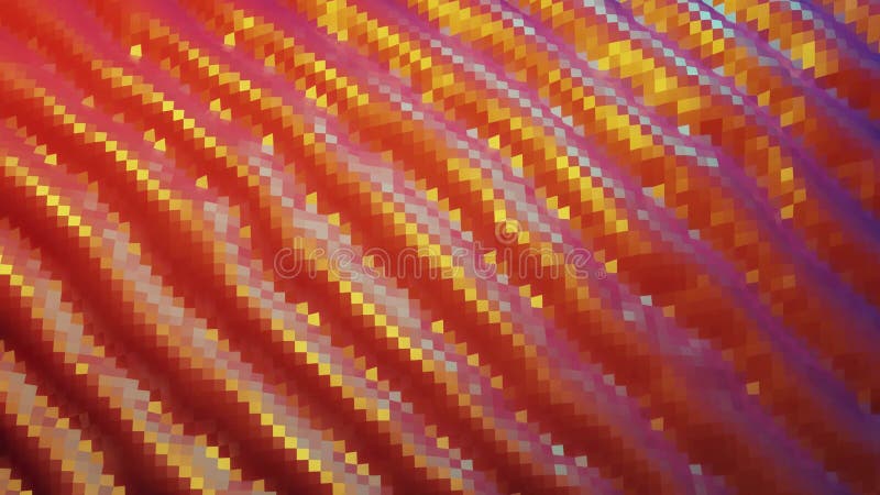 Stylish Creative Abstract Low Poly Background in 4k. Abstract Waves ...