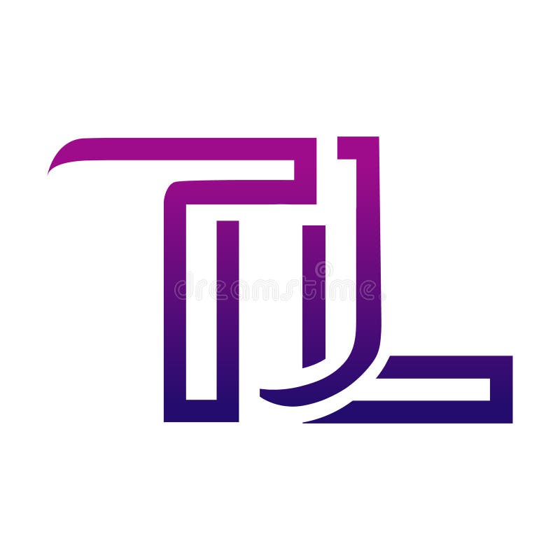 Stylish Creative TL Logo Icon Design Stock Vector - Illustration of ...