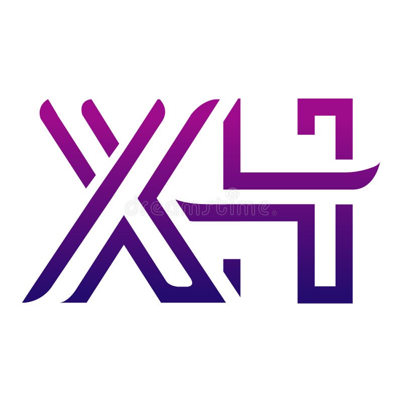 Stylish Creative XH Logo Icon Design Stock Vector - Illustration of ...