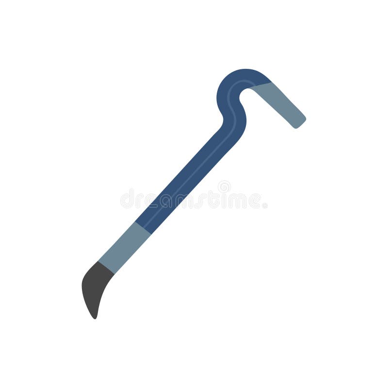 Stylish Crowbar Graphic for Building Construction Stock Vector ...