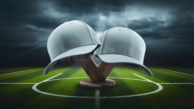 Stylish Customizable Baseball Caps Mockup for Personal Design Projects ...