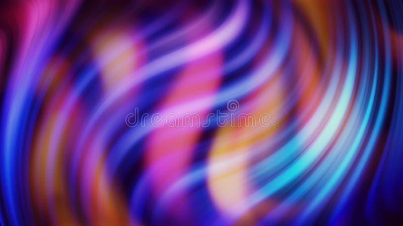 Stylish 3D Colorful Smooth Abstraction with Wavy Lines, Seamless Loop ...