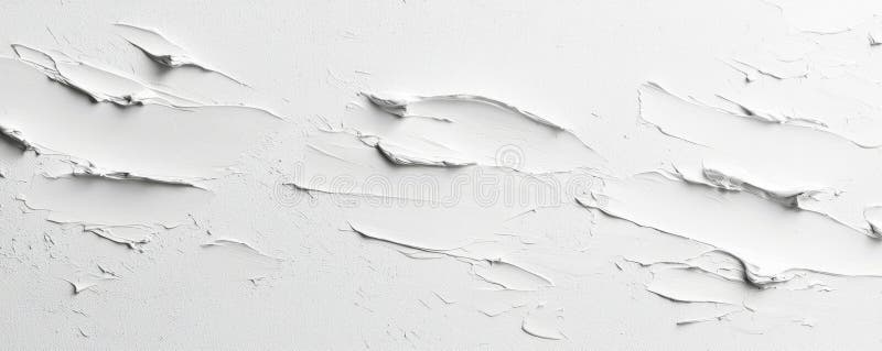 A Stylish 3D Paint Texture with Spatula Strokes on a White Canvas ...