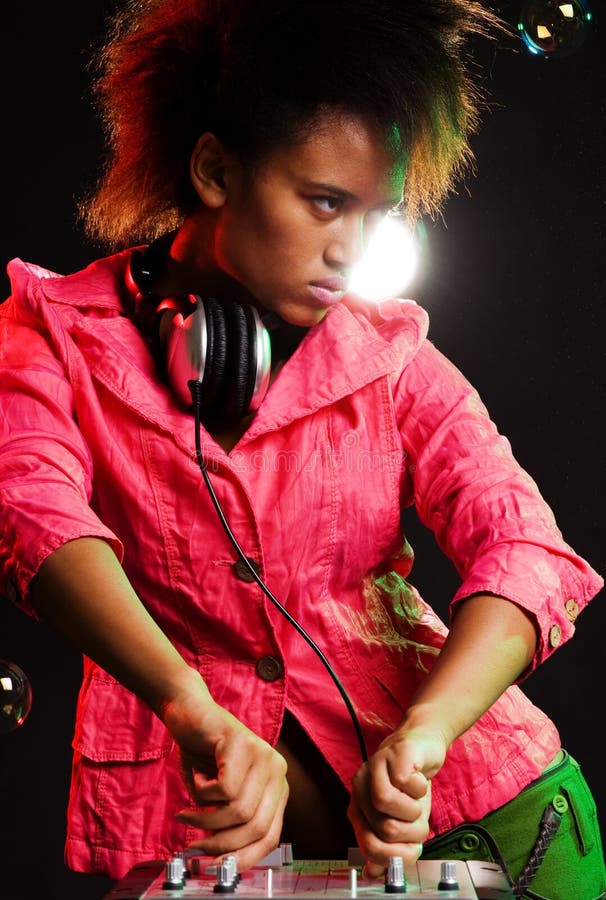 Stylish deejay stock photo. Image of expression, alluring - 11259630