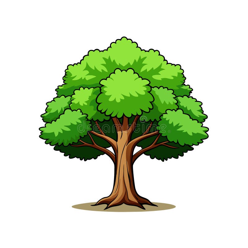 Stylish Manchurian Elm Tree Design Stock Photo - Illustration of ...