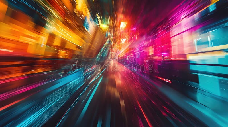 Stylish Digital Ad Campaign Setup with Dynamic Motion Blur Effects ...