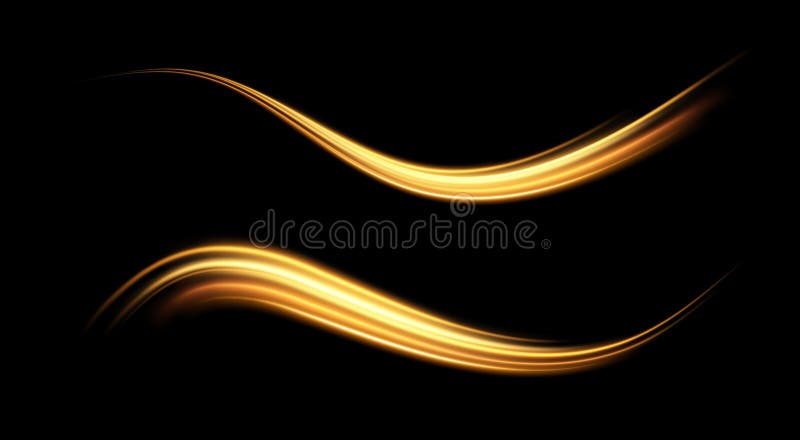 This is an Elegant Golden Wave Design Featured on a Striking Black ...