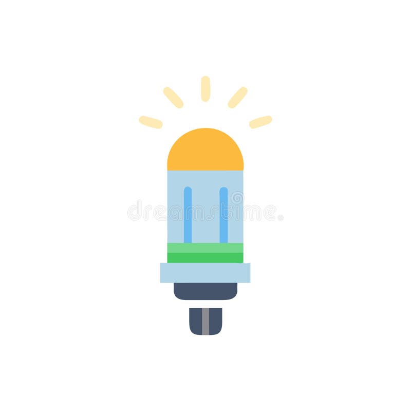 Stylish Emergency LED Light for Modern Safety Stock Illustration ...