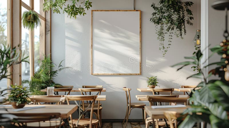 Stylish Empty Menu Board Mockup for Restaurant Branding: Easy ...