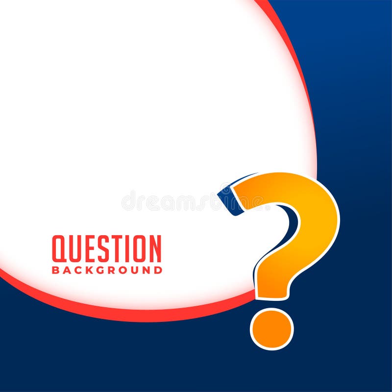 Stylish FAQ Query Template Think and Discuss Problem Stock Vector ...