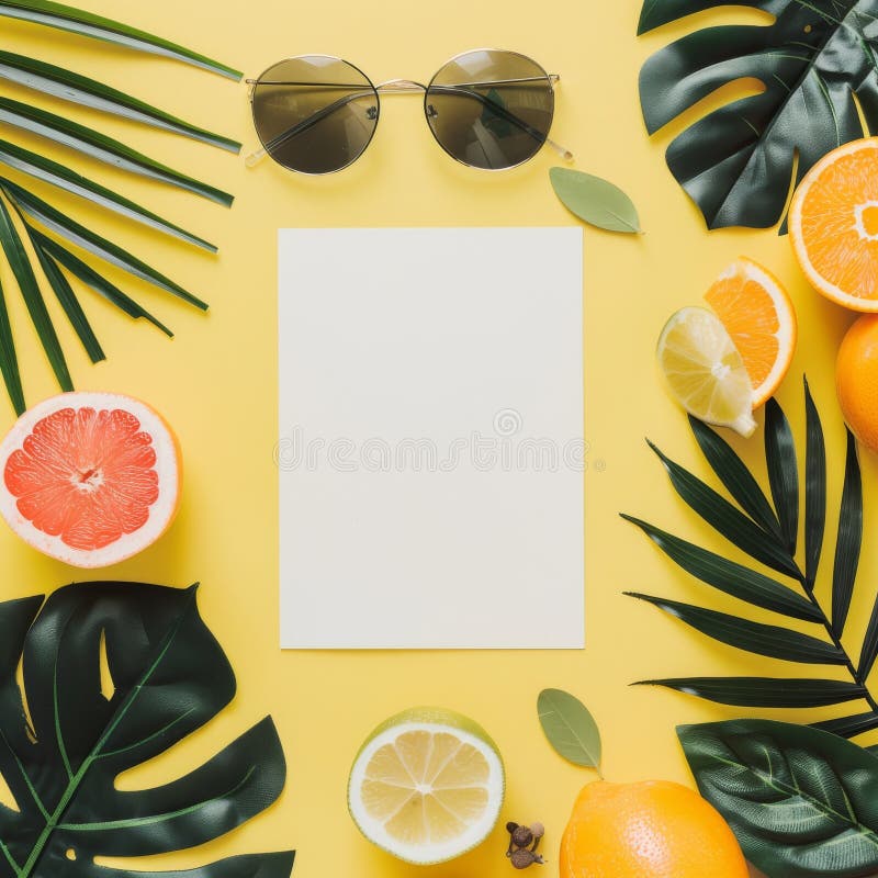 Stylish Flat Lay Arrangement with Empty Space for Text or Logo. Stock ...