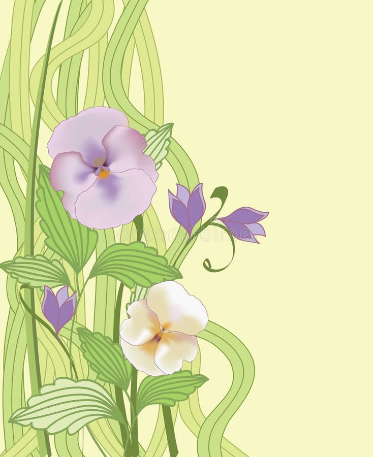 Floral Vintage Seamless Pattern Stock Vector - Illustration of cute ...